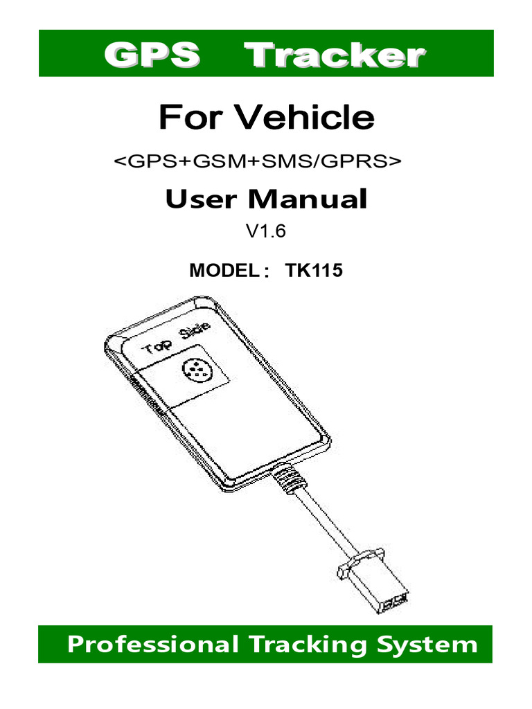Vehicle GPS Tracker Guide | PDF | Computer Engineering | Telecommunications