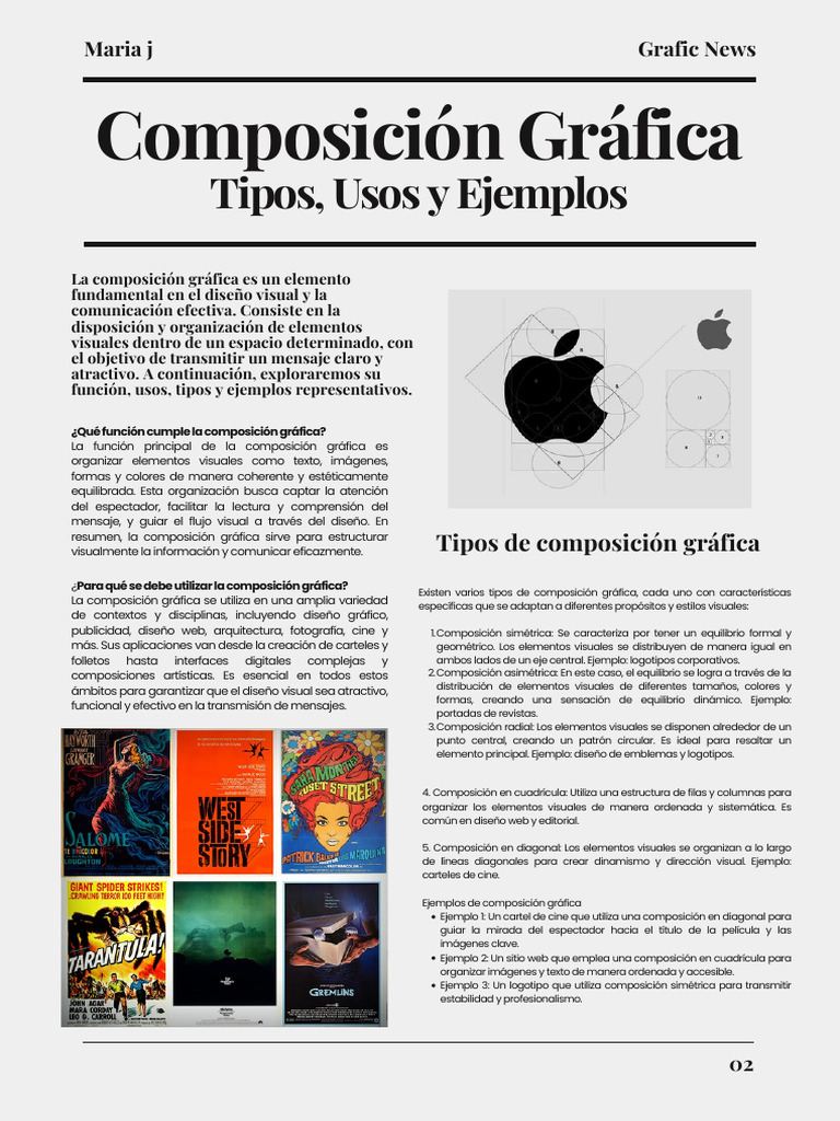 Composición Gráfica | PDF | Composición (artes visuales) | Diseño