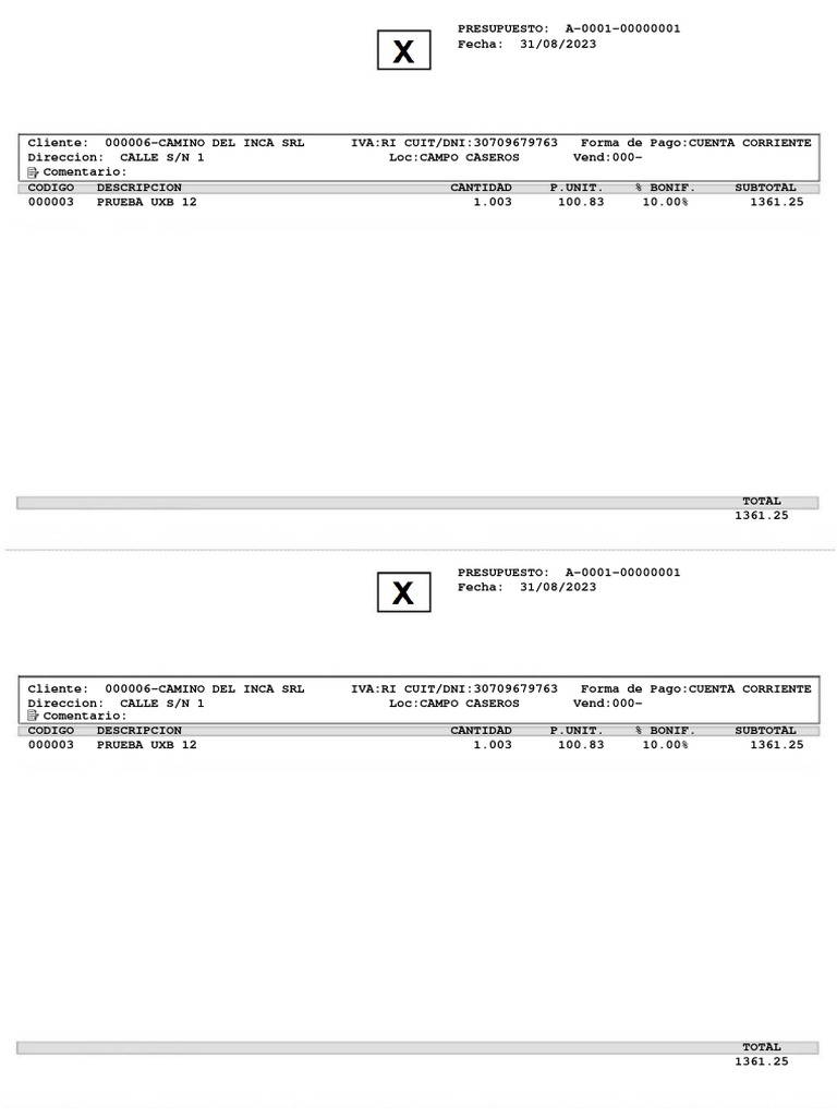 Modelo Formulario 102 | PDF