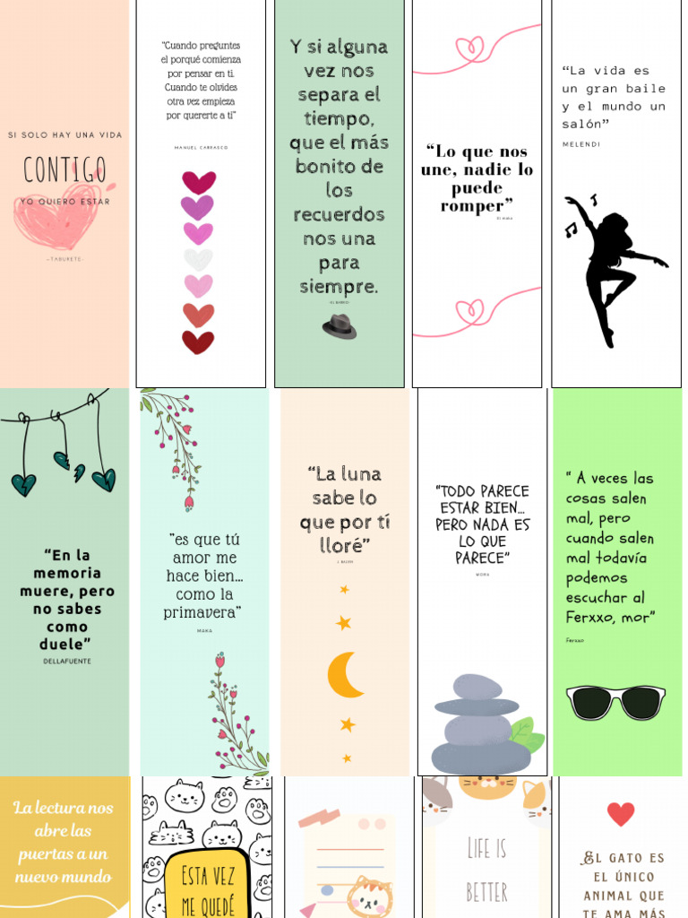 Marcapaginas Imprimir | PDF