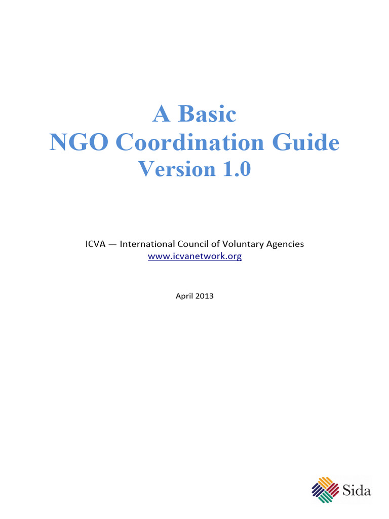 ICVA's NGO Coordination Guide Version 1.01 (2023) | PDF | Non Governmental Organization ...
