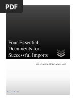 Key Import-Export Documents for Class 11 | PDF | Customs | Bill Of Lading