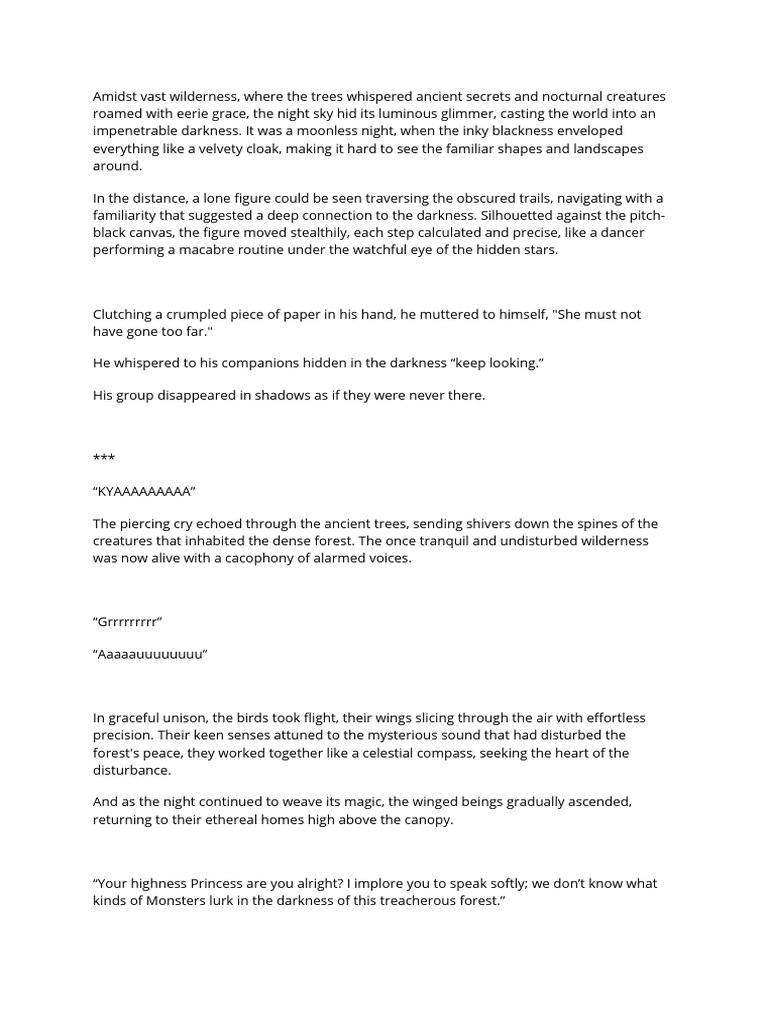 Exiled Novel Chapter 1 Draft | PDF