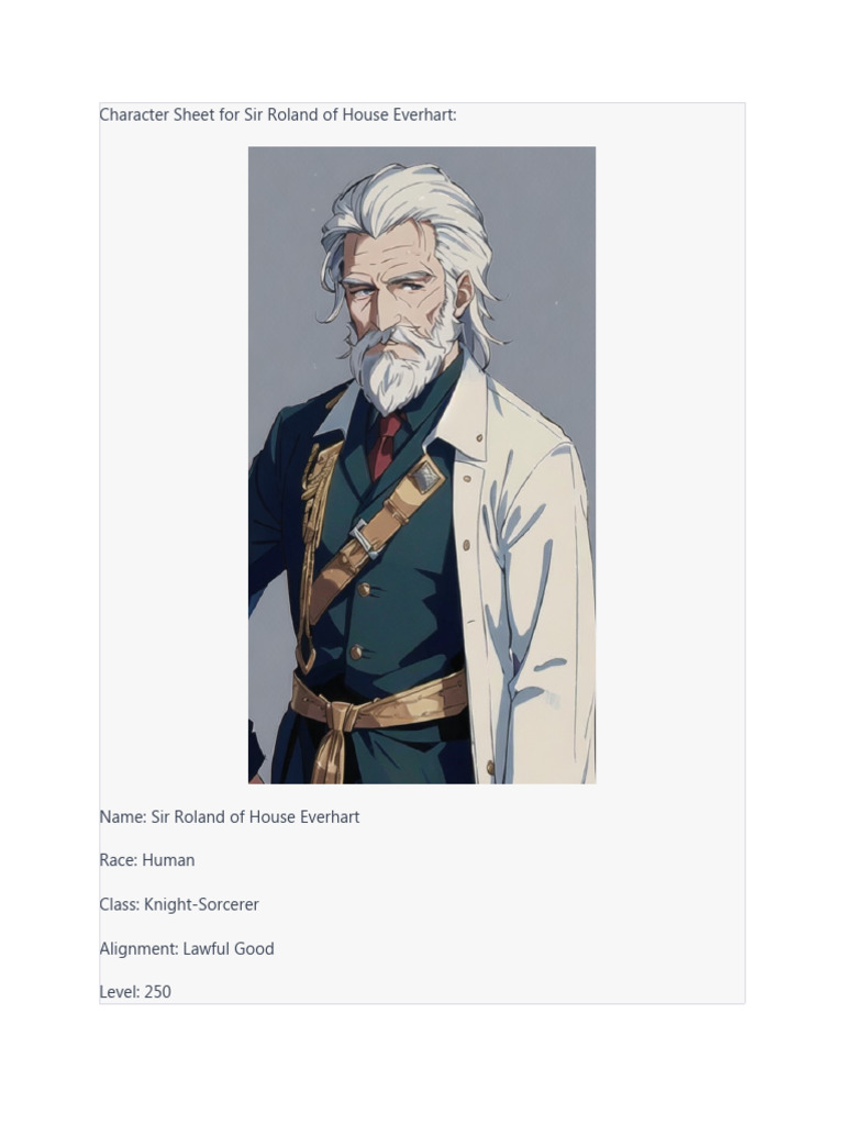 Exiled Novel CHARATCERSHEETS | PDF | Knight