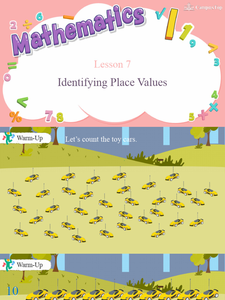 G1 Math L7 Identifying Place Values EDI | PDF