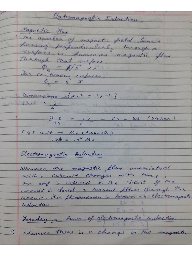 Electromagnetic Induction | PDF