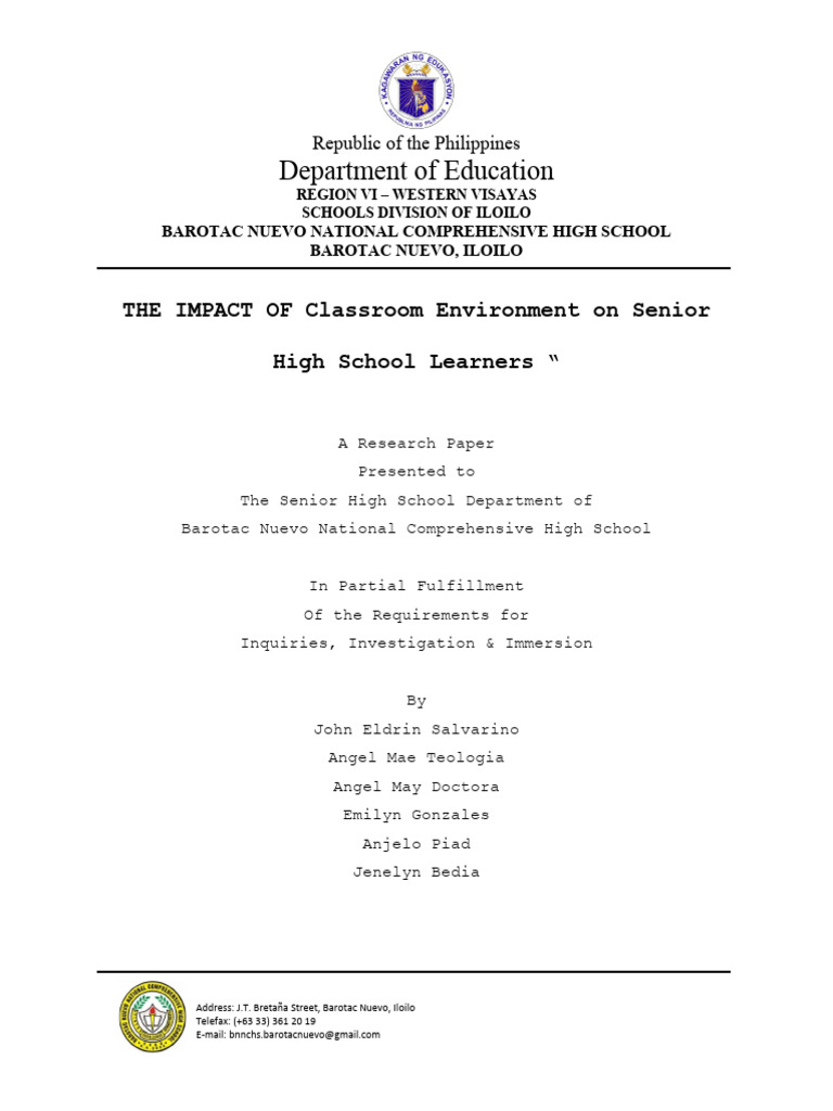 Letter Header and Footer of School | PDF