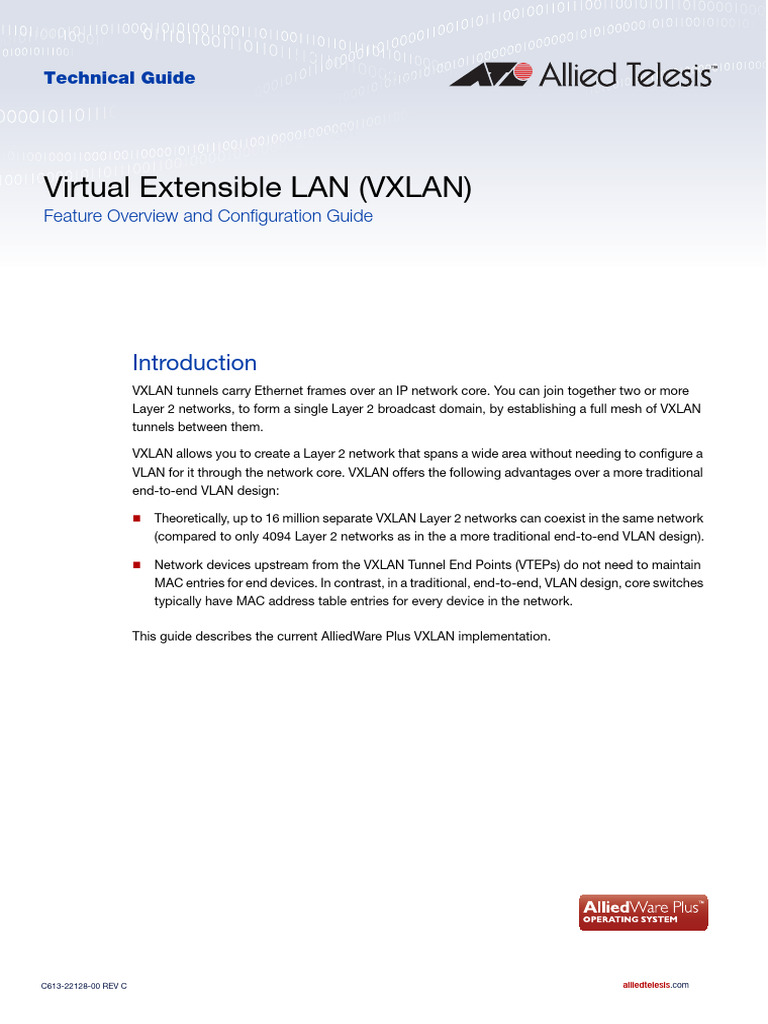 VXLAN | PDF | Computer Network | Internet