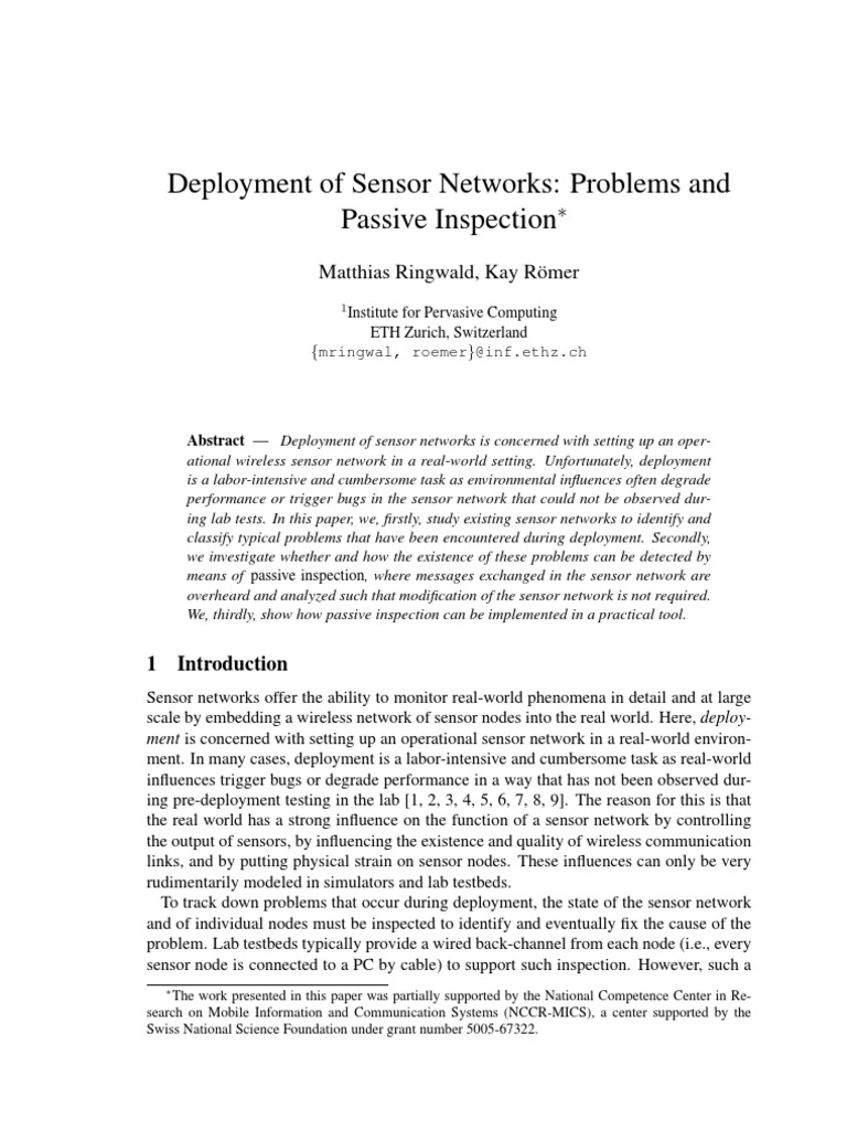 Snif Wises | PDF | Routing | Wireless Sensor Network