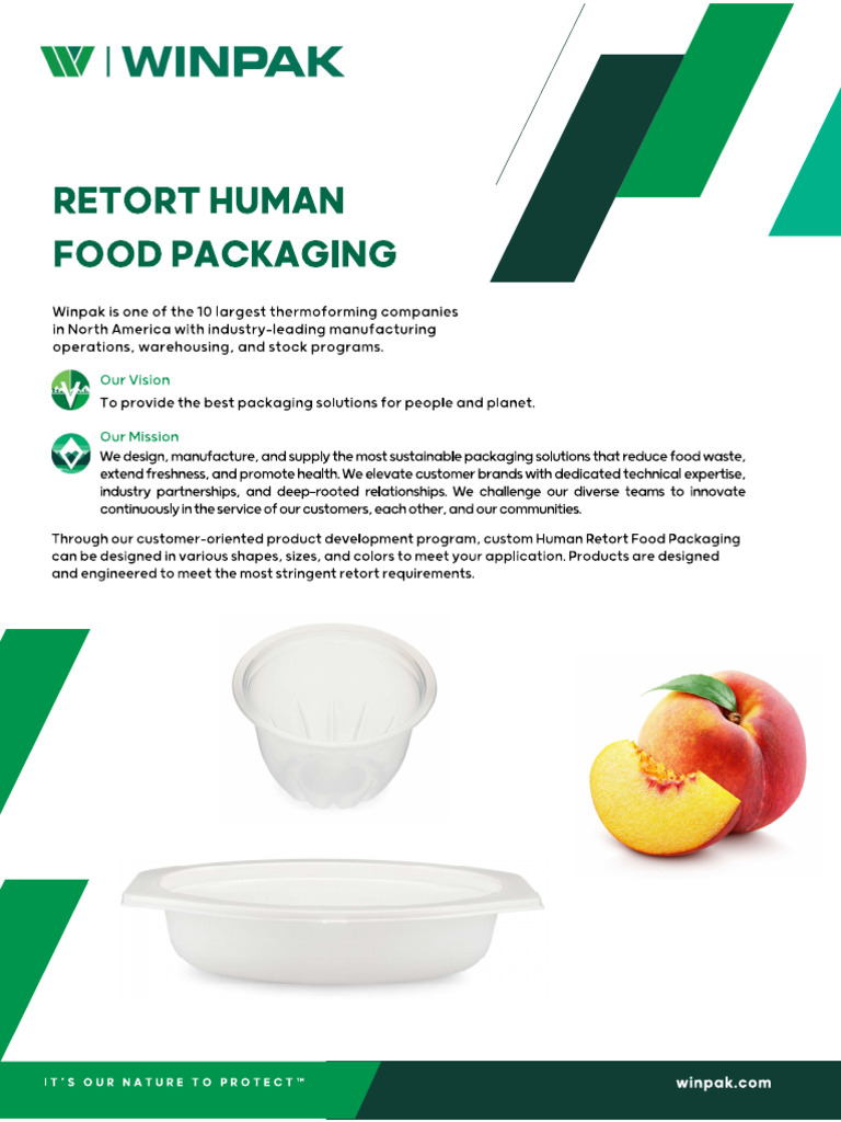 Retort Human Food Packaging | PDF