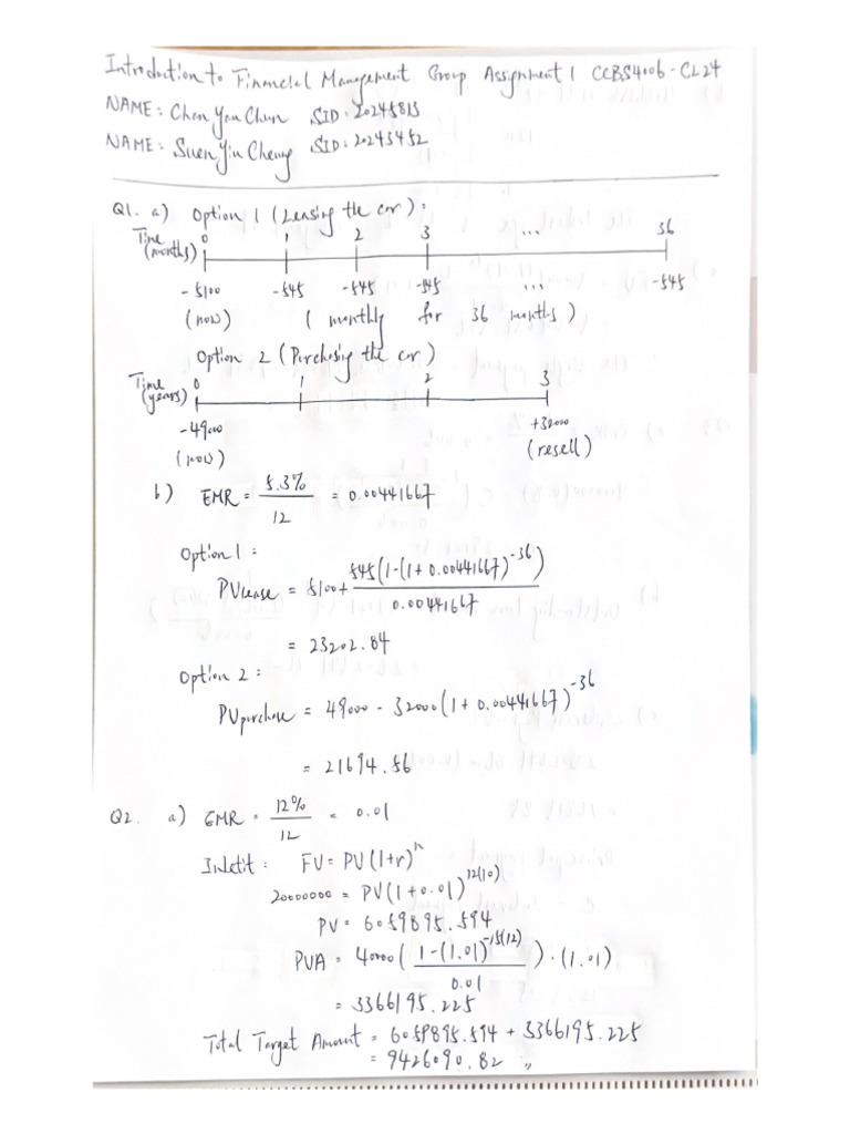 Chan Yau Chun, Suen Yiu Cheung 1 | PDF