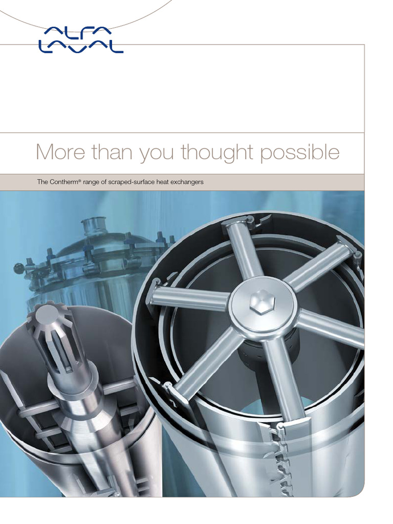 Contherm Range of Scraped Surface Heat Exchangers - Brochure - en | PDF ...