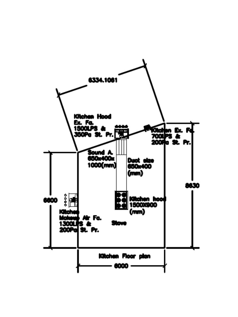 Kitchen Floor Plan-Model | PDF