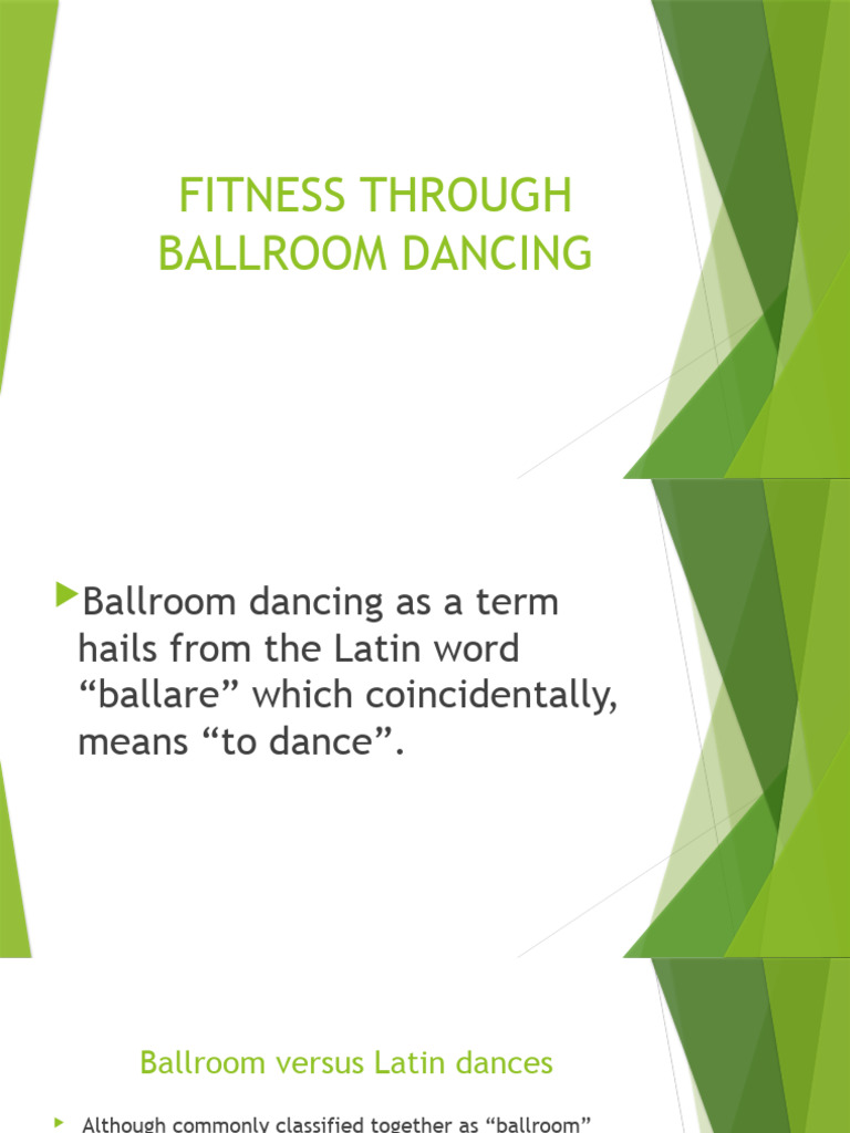 Fitness Through Ballroom Dancing | PDF | Ballroom Dance | Dances