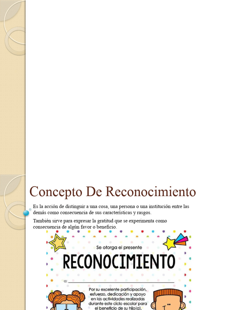 Presentación Reconocimiento | PDF | Estado (política) | Gobierno