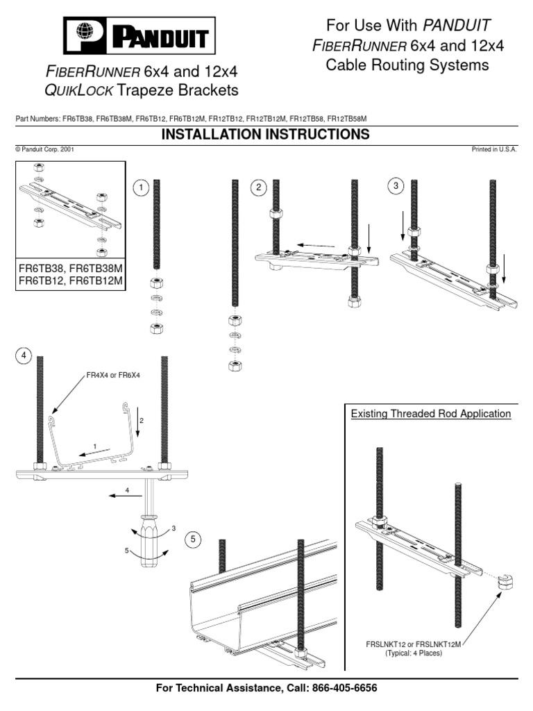 Ficha Tecnica Trapecio Sistema Fiber Runner Panduir | PDF
