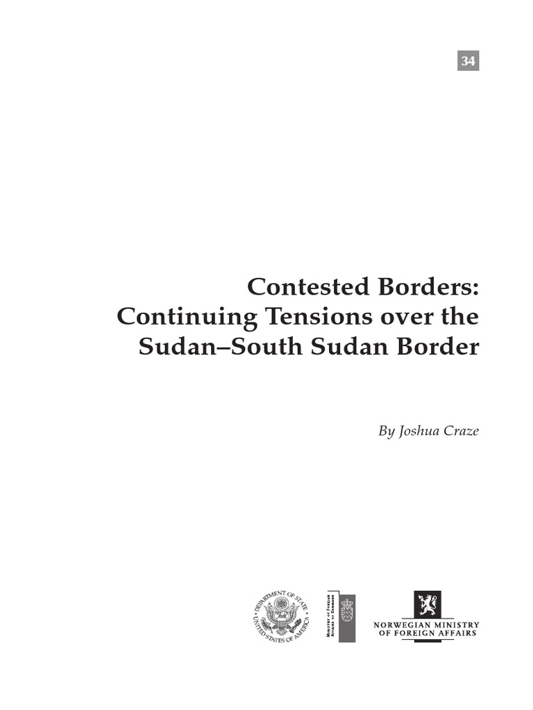 Continuing Tensions Over The Sudan-South Sudan Border | PDF | South ...