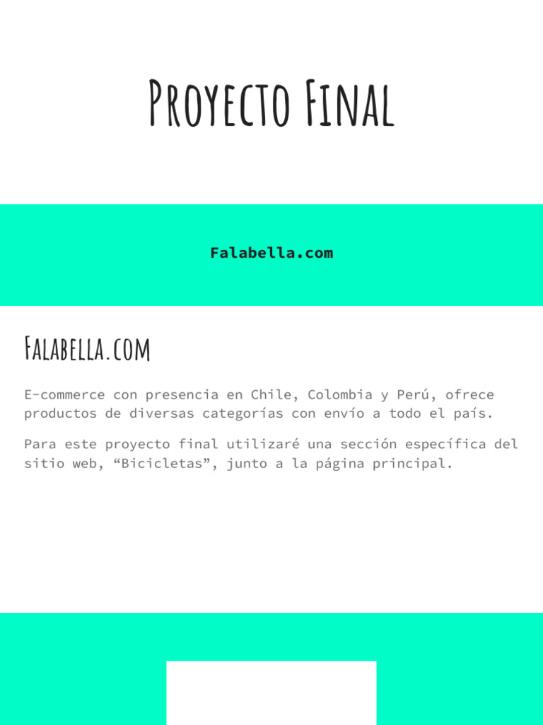 Proyecto Final - Ejemplo - SEO | PDF | Sitios web | Red mundial