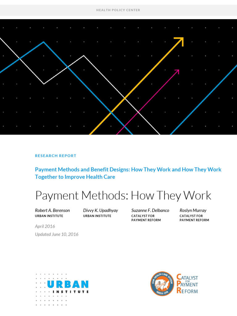 Payment Methods How They Work | PDF | Medicare (United States) | Fee ...