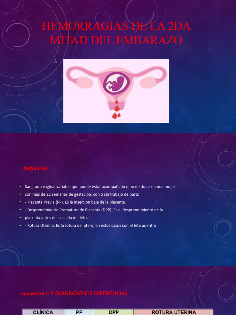 Hemorragias de La 2da Mitad Del Embarazo 2 | PDF