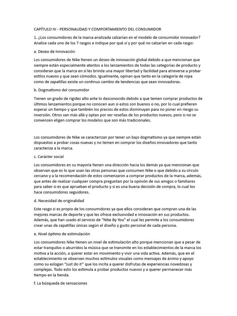 CAPÍTULO IV Correci+on | PDF | Los consumidores | Marca