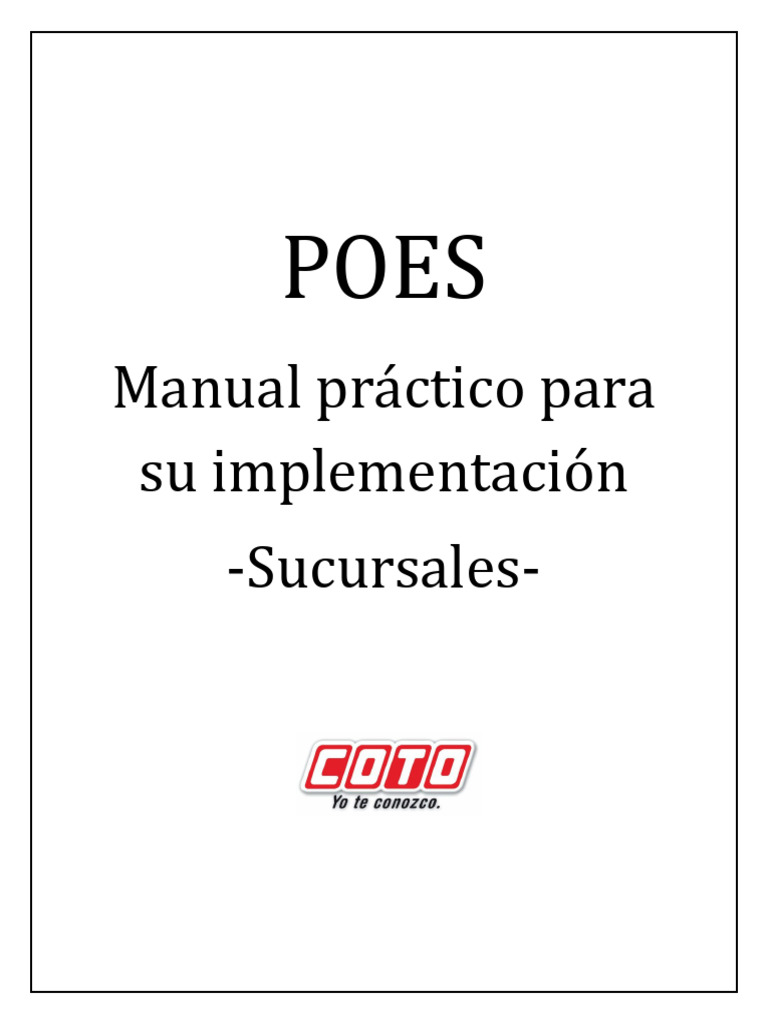 04 Manual práctico POES | Descargar gratis PDF | Agua | Residuos