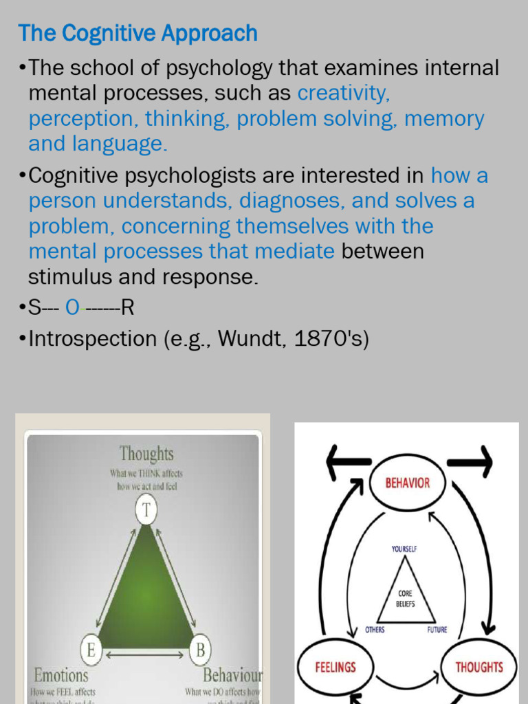 L-5-1 Cognitive Theories - 2023 | PDF | Rational Emotive Behavior ...