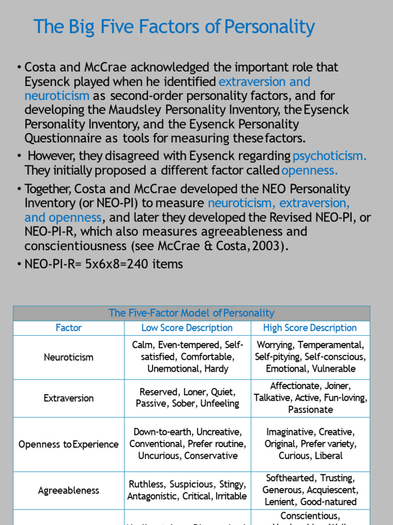 L-8-4 Ocean | PDF | Extraversion And Introversion | Enneagram Of ...