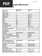 Detroit Series 60 Injector Specifications | PDF | Engines