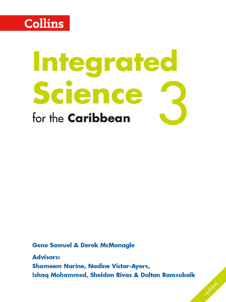 Integrated Science 3 For The Caribbean Textbook | PDF