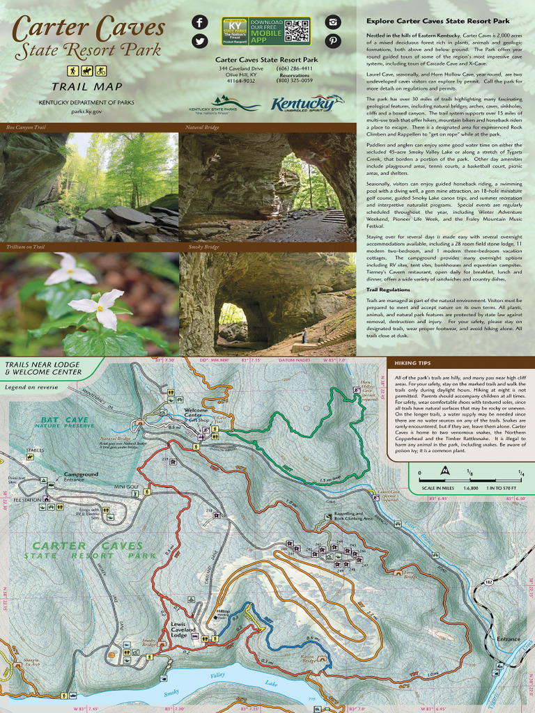 Carter Caves Trail Map | PDF