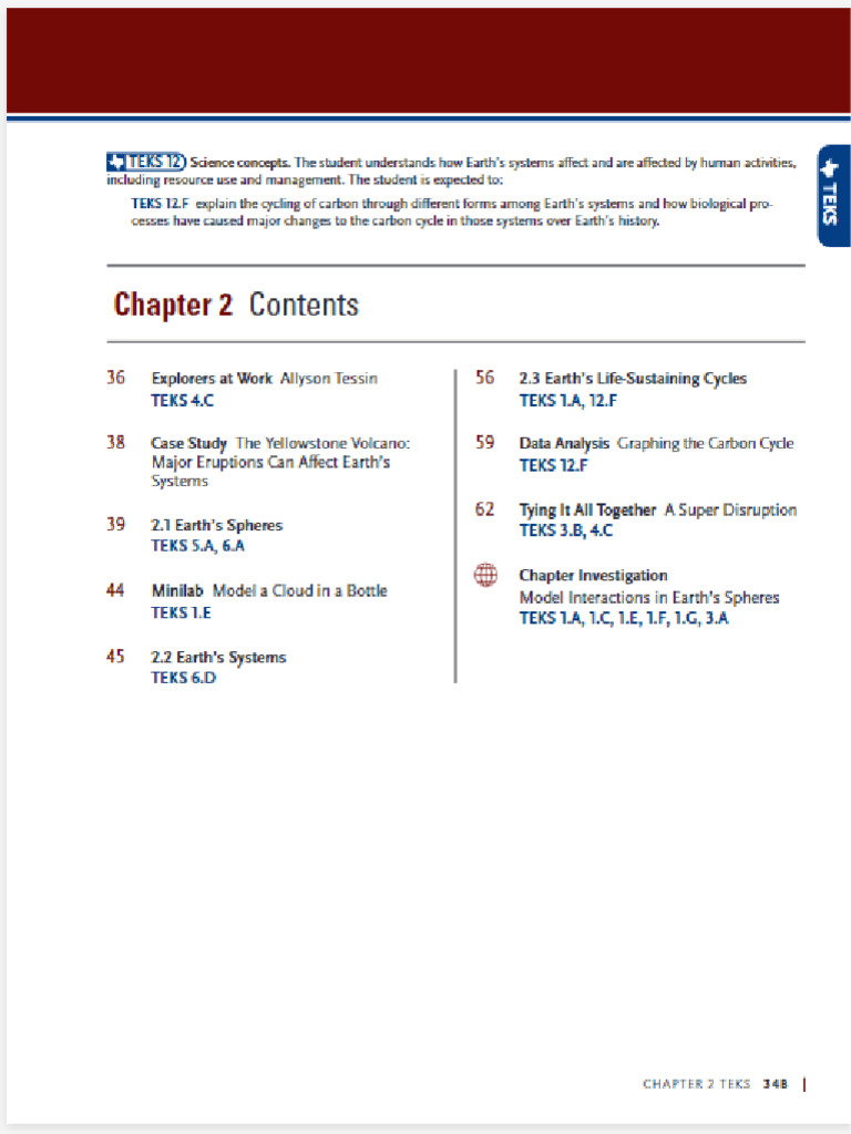 Earth Systems Chapters | PDF