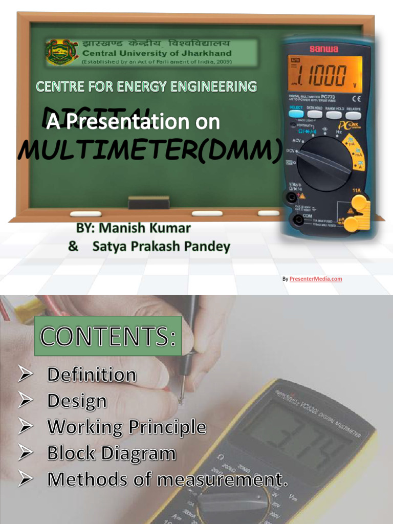Digital Multimeters | PDF | Electrical Circuits | Equipment