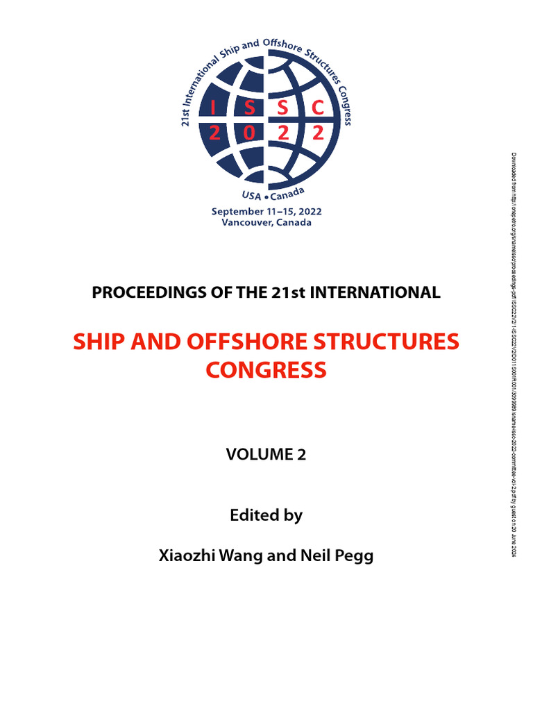 Sname Issc 2022 Committee Vol 2 | PDF | Risk | Deformation (Engineering)