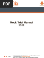 Steps in A Mock Trial | PDF | Cross Examination | Witness