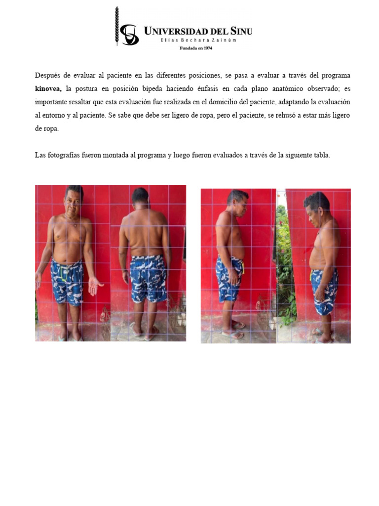 Evaluacion de Postura | PDF | Rodilla | Pelvis