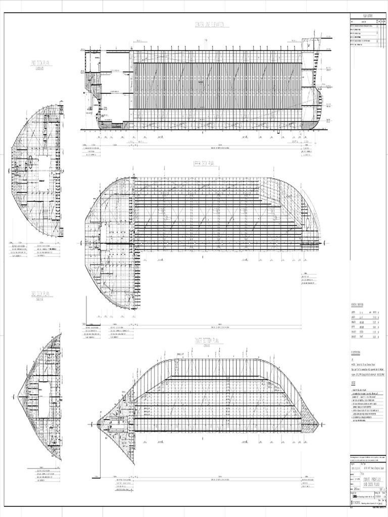 H (Y) - 2 Construction Profile & Deck Plan-F Model - 1 (2h102003hb) | PDF