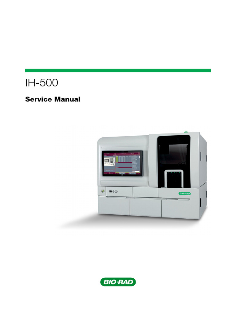 IH-500 Service Manual Overview | PDF