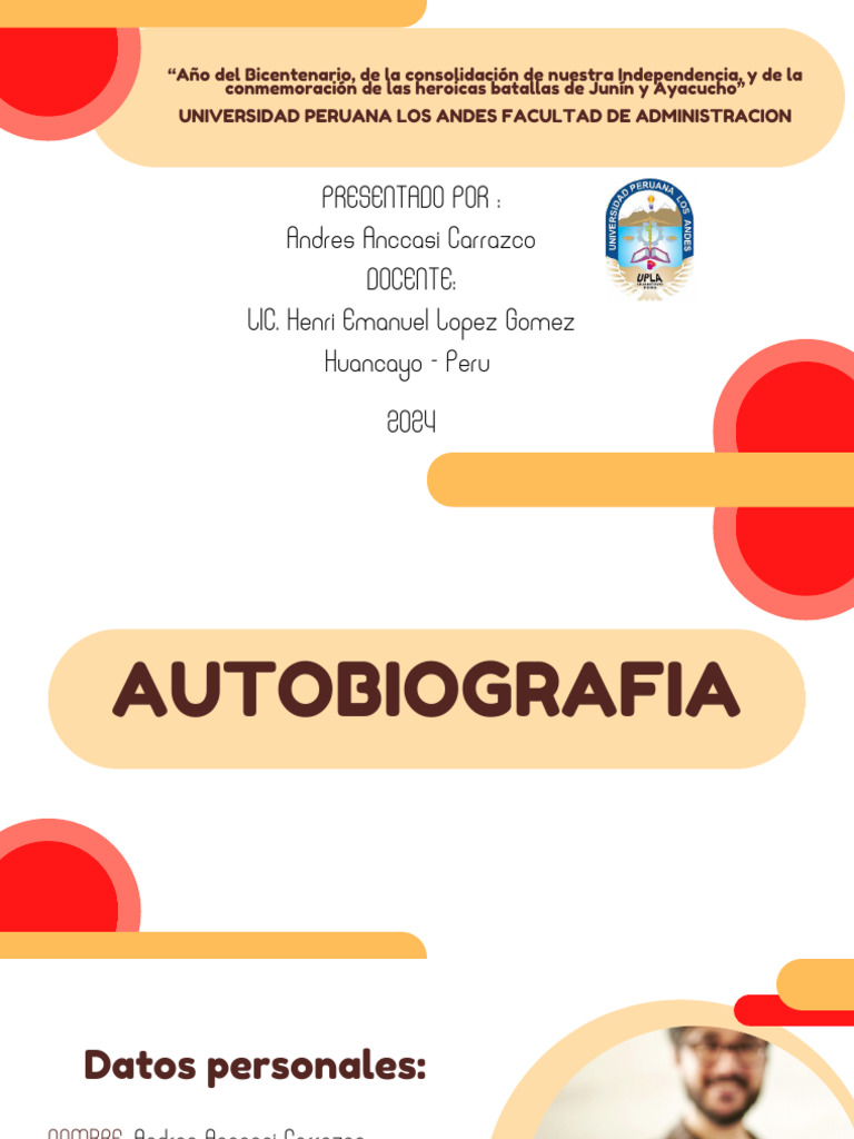 Presentacion Personal | PDF