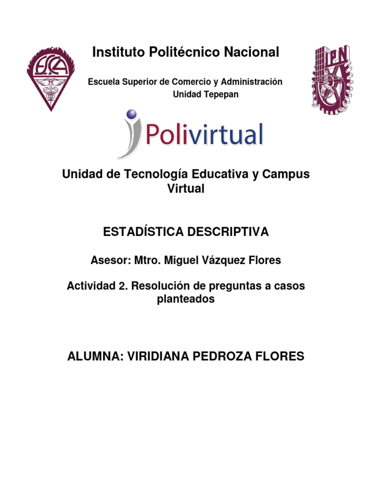 Act2 Estadistica Descriptiva | PDF | Histograma