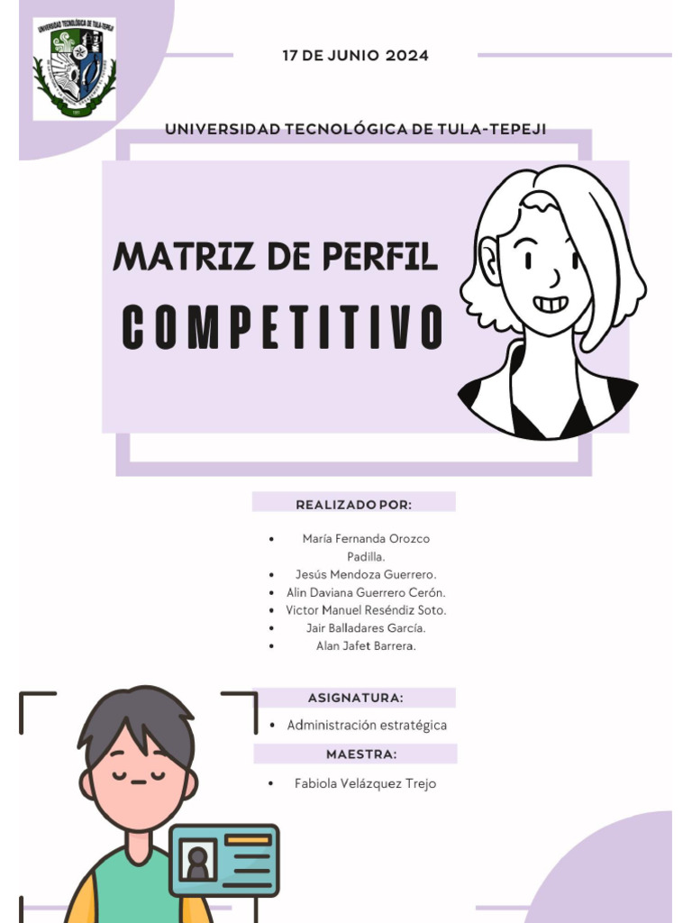 Matriz de Perfil Competitivo: Análisis Estratégico | PDF | Business ...
