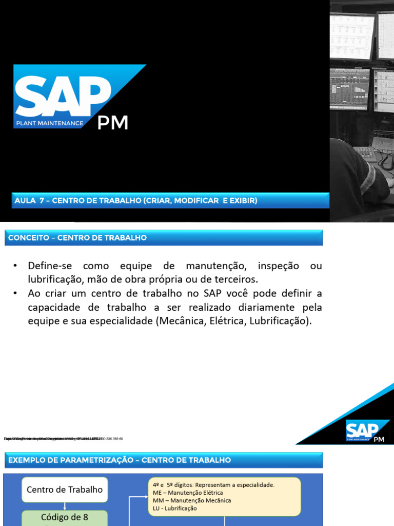 Aula 07 - SAP - Módulo PM | PDF