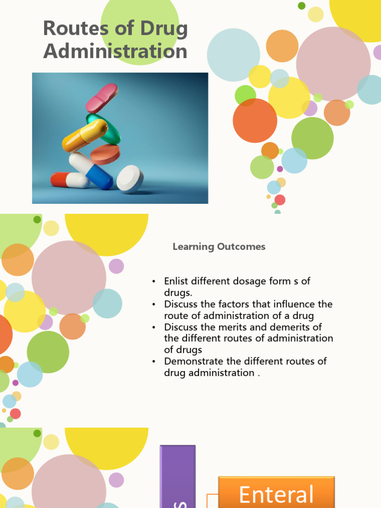Routes of Drug Adminstration | PDF | Injection (Medicine) | Topical ...