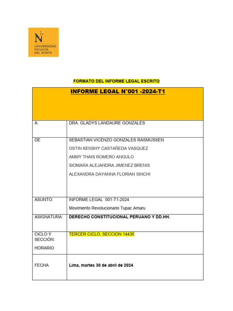 Informe sobre el MRTA en Perú | PDF | Perú | Gobierno