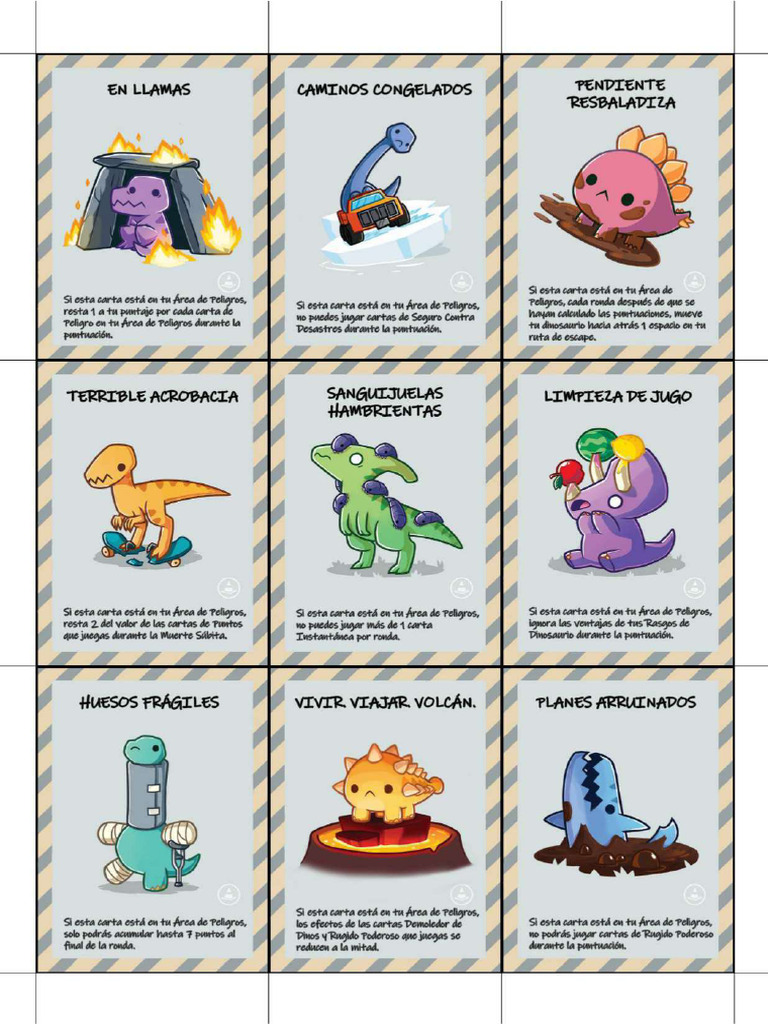Happy Little Dinosaurs - Hazards Ahead - Peligros - ES - MAQ | PDF