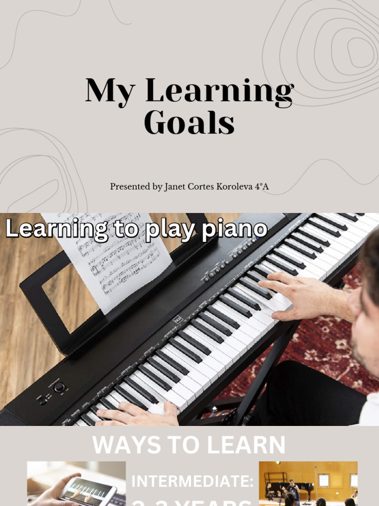 My Learning Goals | PDF