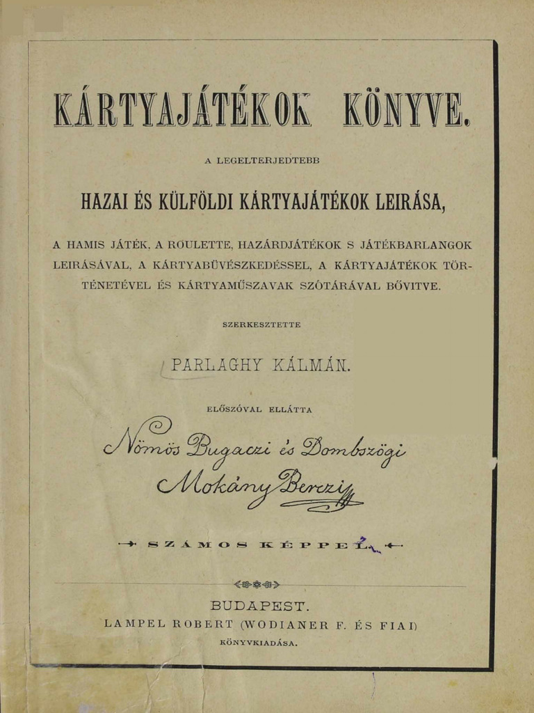 Kartyajatekok Konyve 000941990 | PDF