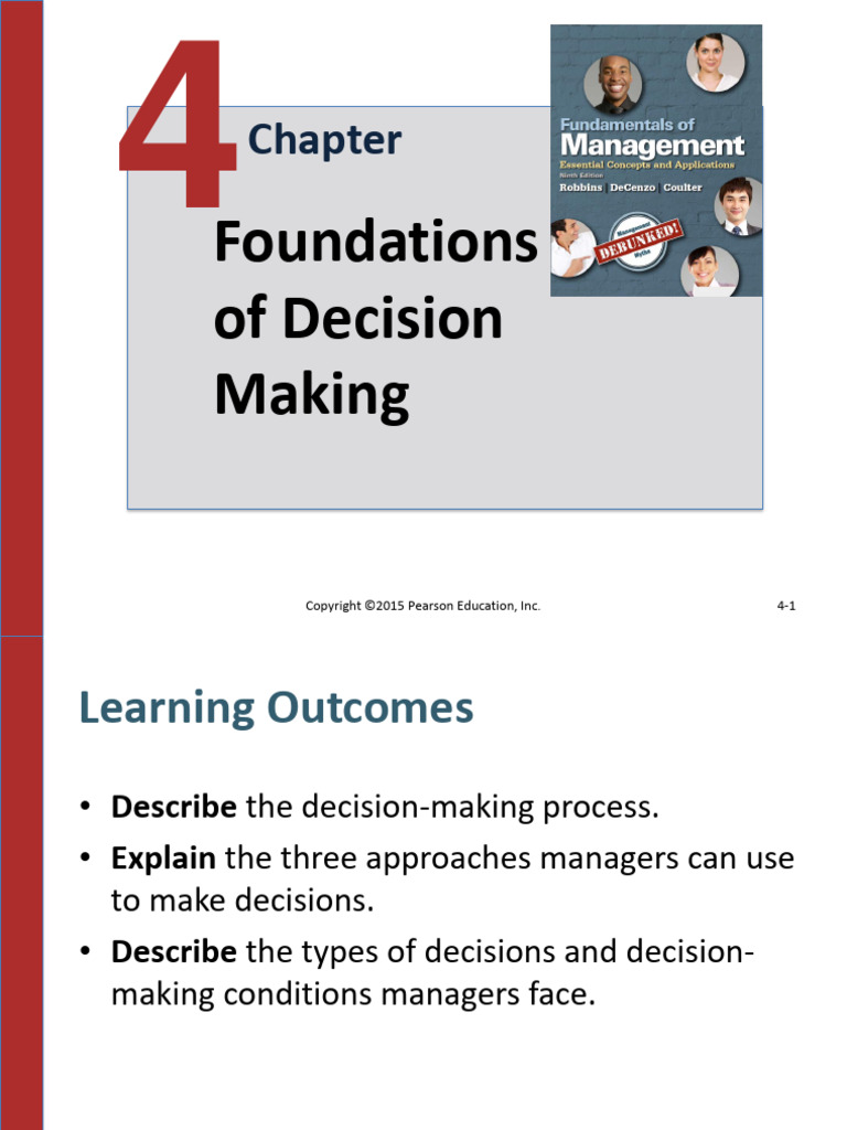 Chapter 4 - Foundations of Decision Making | PDF | Decision Making | Rationality