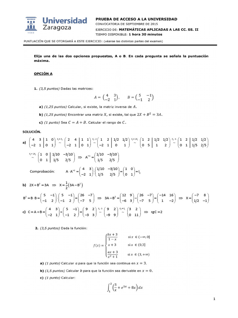 Septiembre CCSS | PDF | Línea (geometría) | Matemática Elemental