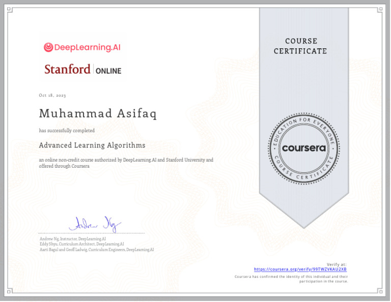 Advanced Learning Algorithms | PDF | Computers | Technology & Engineering Advanced Learning Algorithms | PDF | Computers | Technology & Engineering